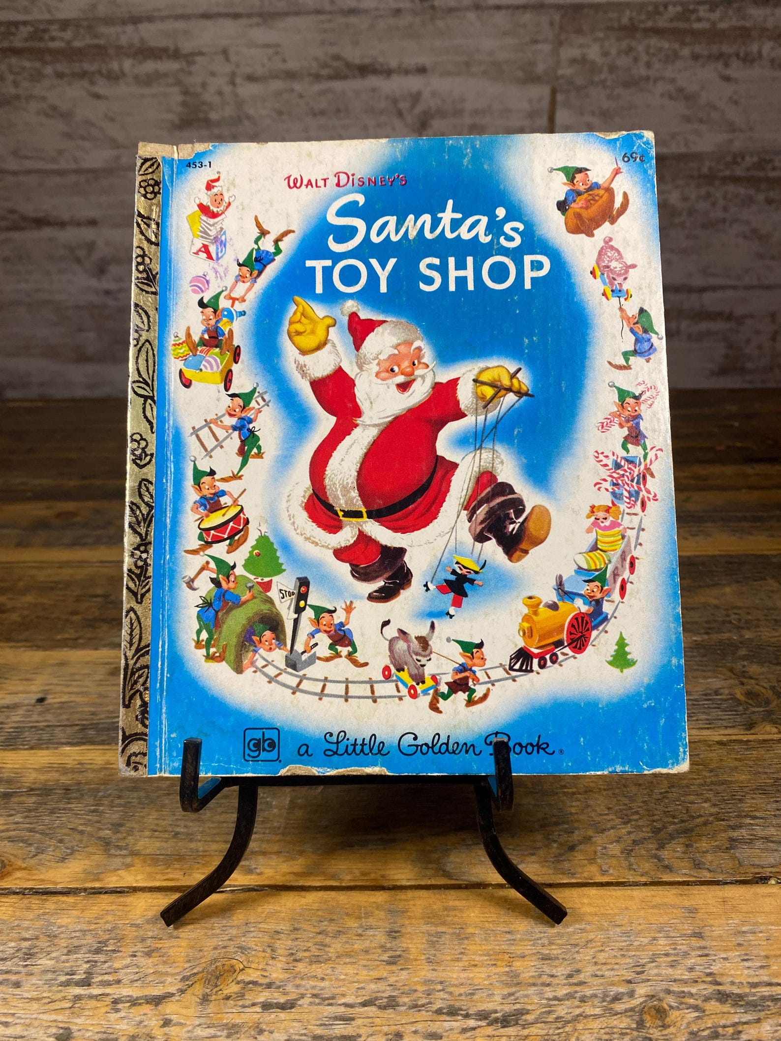Vintage Walt Disney's Santa's Toy Shop – 1979 Little Golden Book - Etsy
