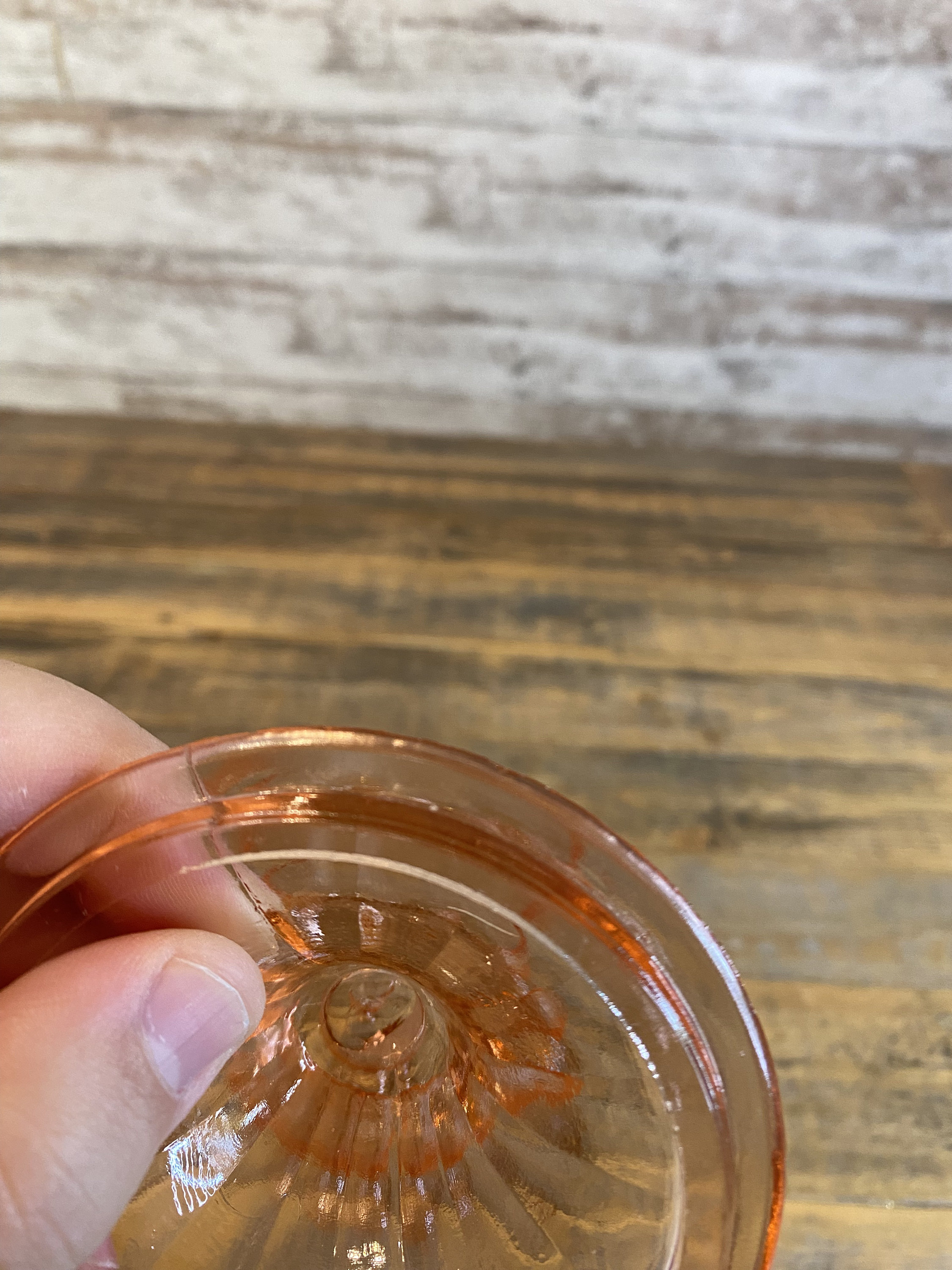 Set of 2 Vintage Pink Depression Glass Containers Jars Candy - Etsy