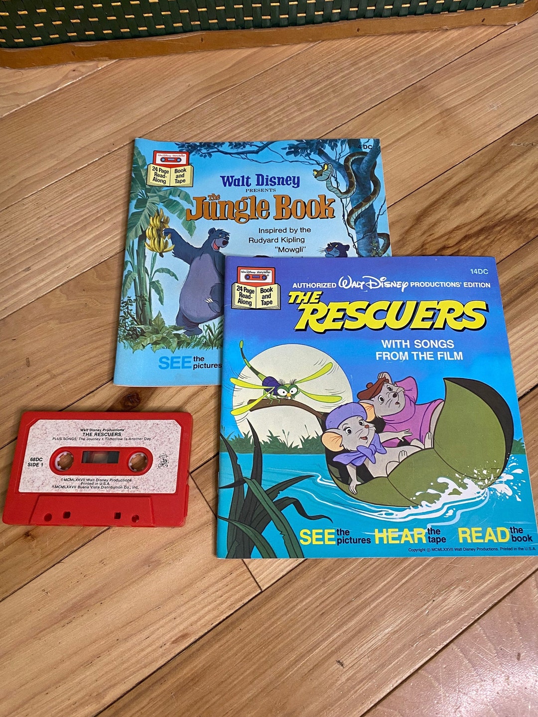 Walt Disney the Jungle Book and the Rescuers Storyteller Tapes - Etsy