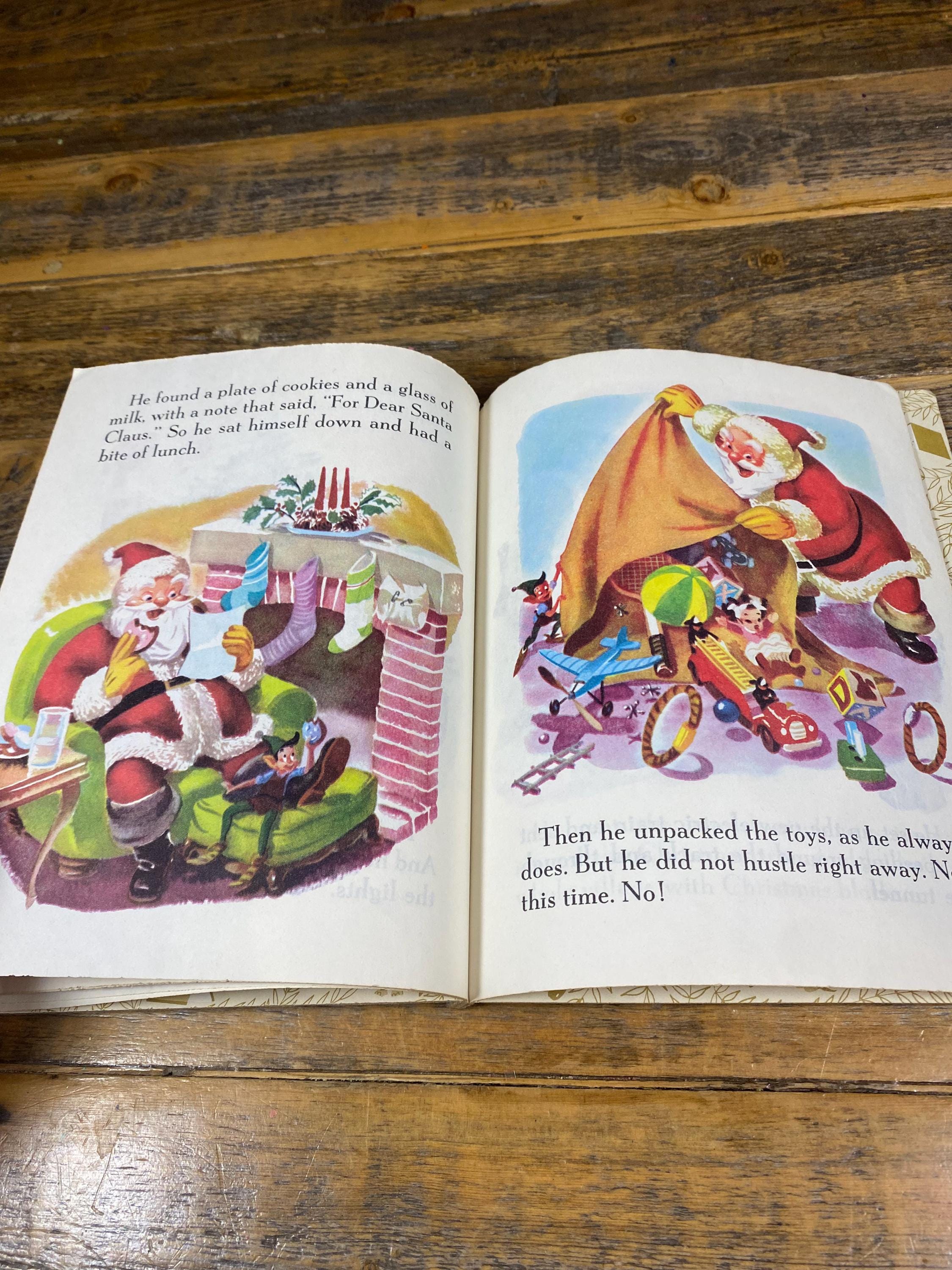 Vintage Walt Disney's Santa's Toy Shop – 1979 Little Golden Book - Etsy
