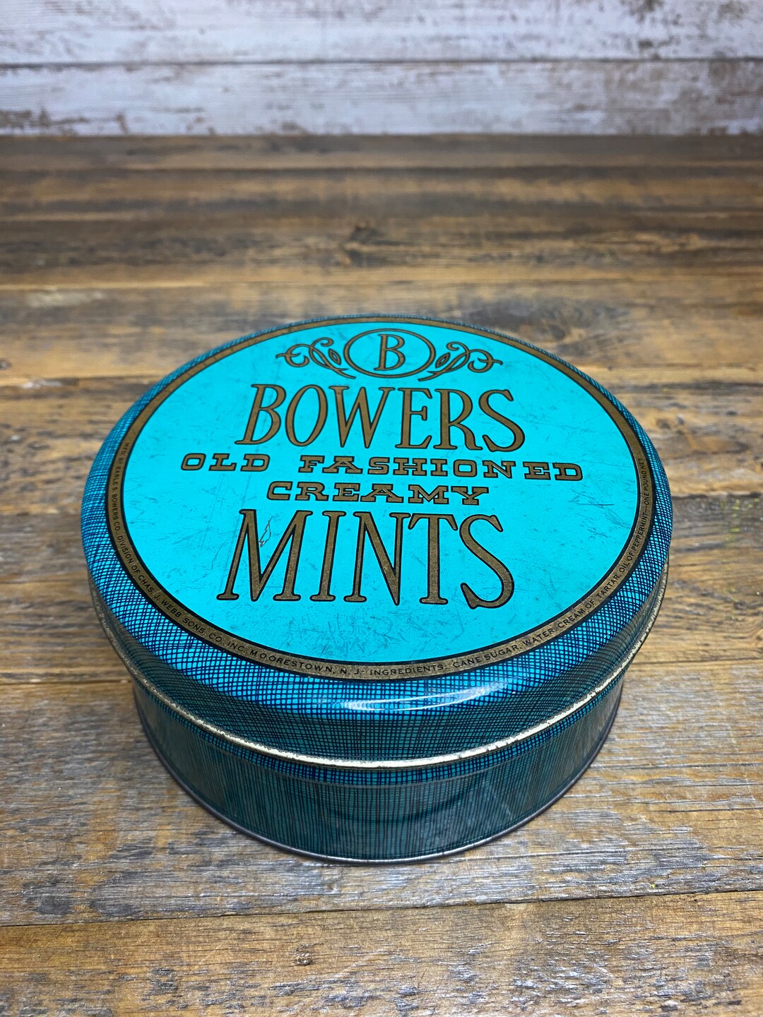Bowers Old Fashioned Creamy Mints 1950s Vintage Midcentury Tin - Etsy
