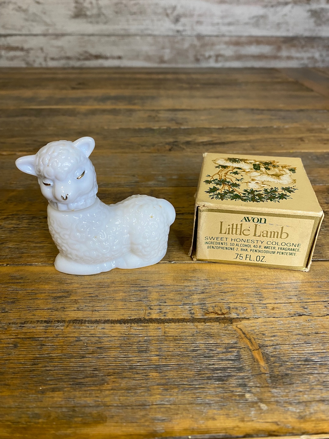 Vintage Avon 1970s Little Lamb Sweet Honesty Cologne Perfume - Full - Etsy