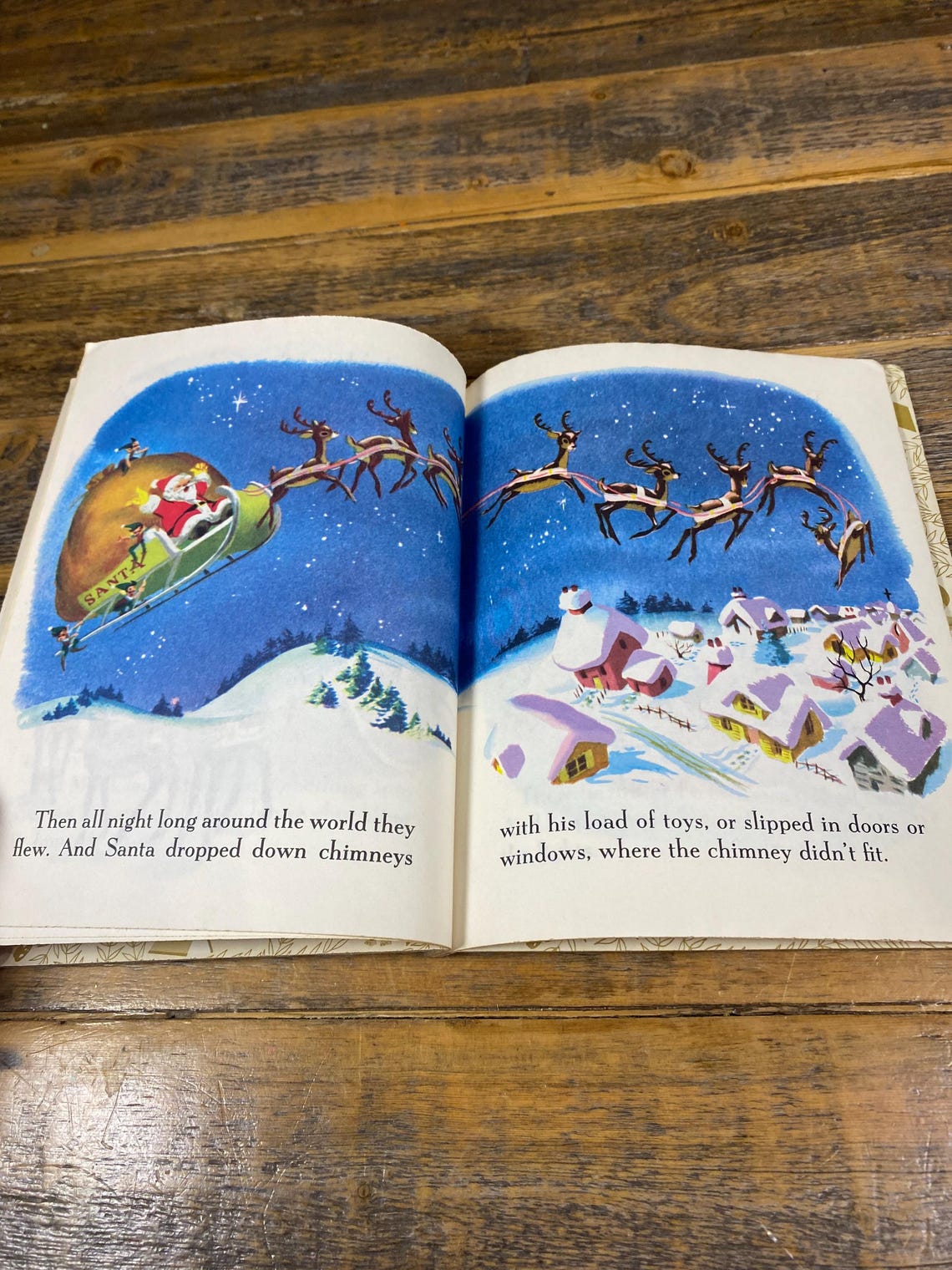 Vintage Walt Disney's Santa's Toy Shop – 1979 Little Golden Book - Etsy