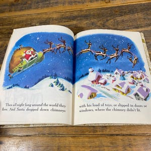 Vintage Walt Disney's Santa's Toy Shop – 1979 Little Golden Book - Etsy