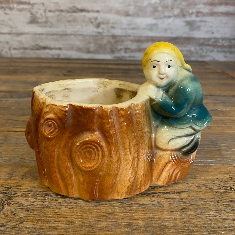 Log Planter - Etsy