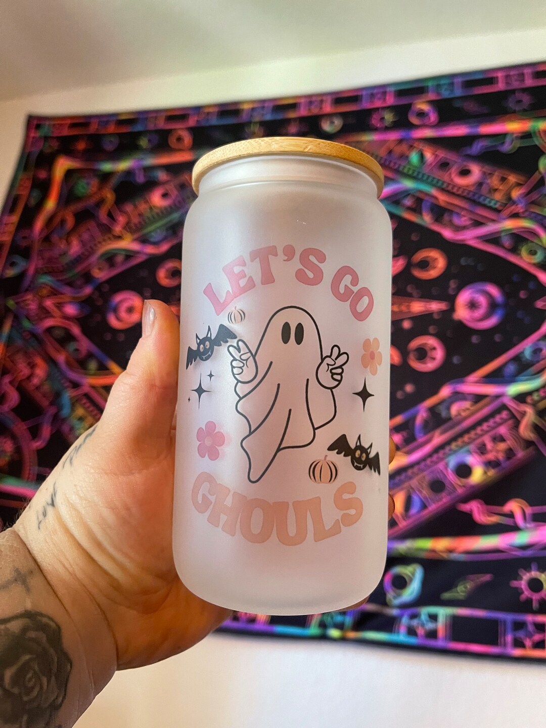 Let’s Go Ghouls Cup W/ Lid & Straw - Etsy