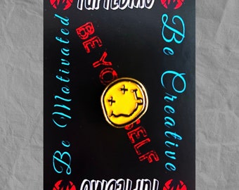 Stay Positive Enamel Pin // Good Vibes // Hard Enamel Cloisonné - Etsy