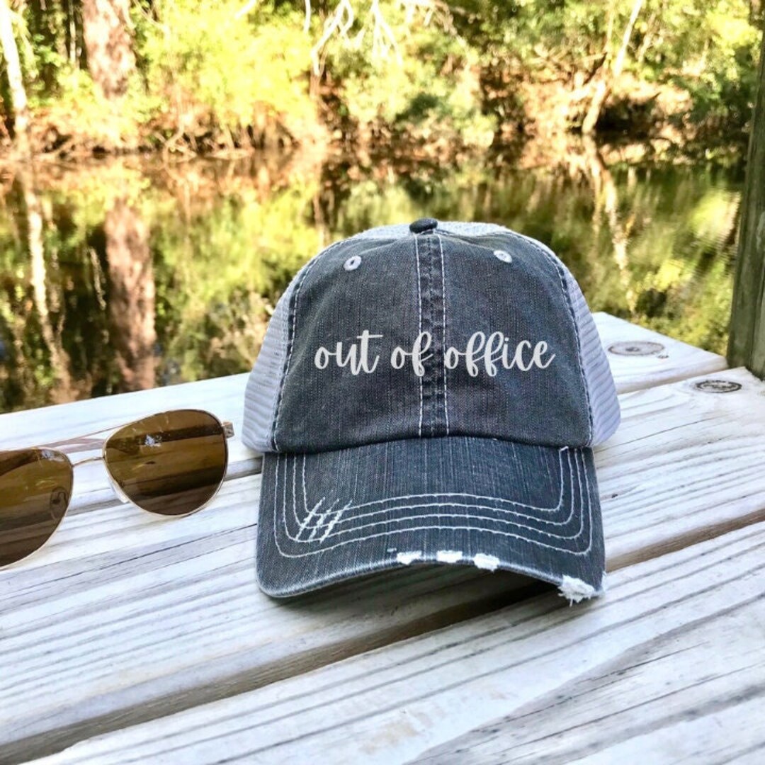 Out of Office Hat Trendy Trucker Hat Womens Trucker Hat - Etsy