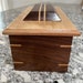 Hand-crafted Solid Walnut and Maple Keepsake Box - Etsy