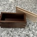 Hand-crafted Solid Walnut and Maple Keepsake Box - Etsy