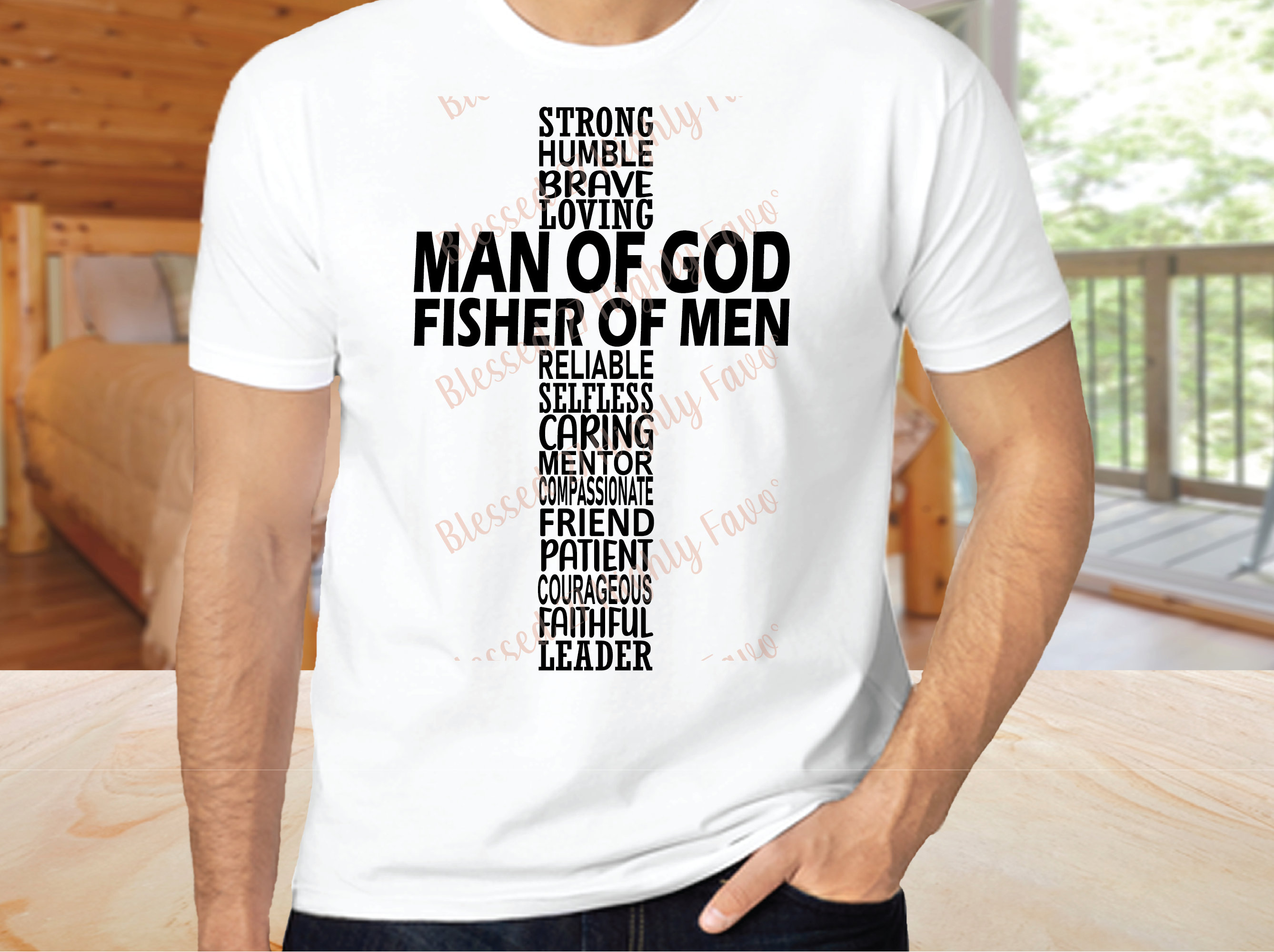Men Christian Shirt Man of God Svg Fisher of Men Png Guys - Etsy