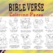 Bible Verse Coloring Pages for Kid Christian Farm Animal Coloring Book ...