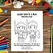 God Says I Am Bible Coloring Pages for Kids Christian Coloring Book ...