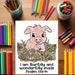 Bible Verse Coloring Pages for Kid Christian Farm Animal Coloring Book ...