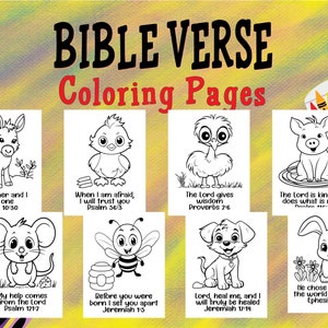 Animal Coloring Pages Bible Verse Kid Christian Farm Animal Vol 2 ...
