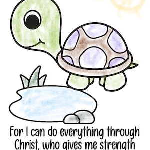 Bible Verse Coloring Pages for Kid Christian Farm Animal Coloring Book ...