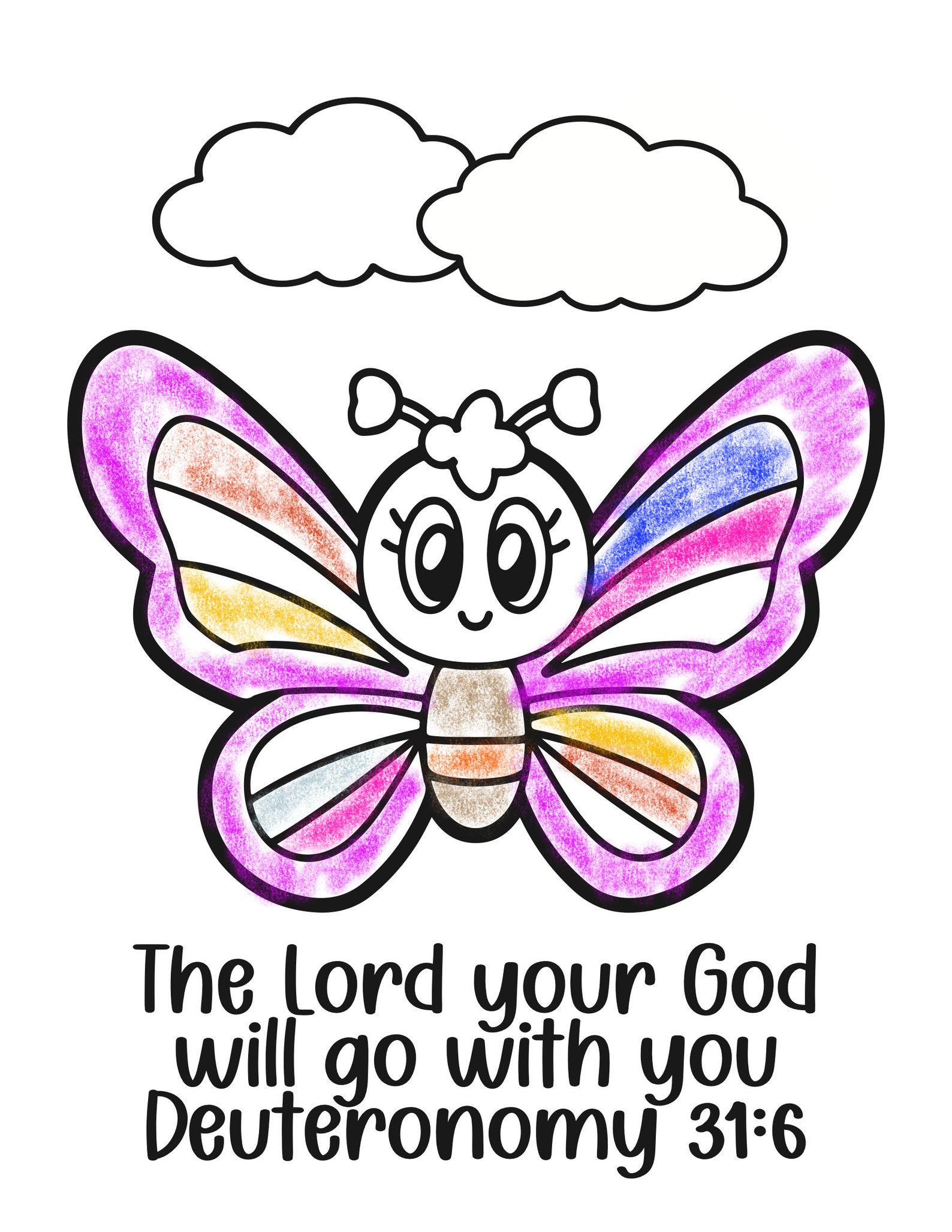 Animal Coloring Pages Bible Verse Kid Christian Farm Animal Vol 2 ...