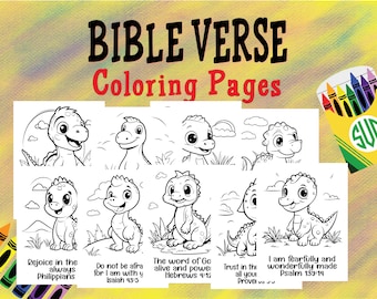 Bible Verse Coloring Pages for Kid Christian Safari Animal Coloring ...