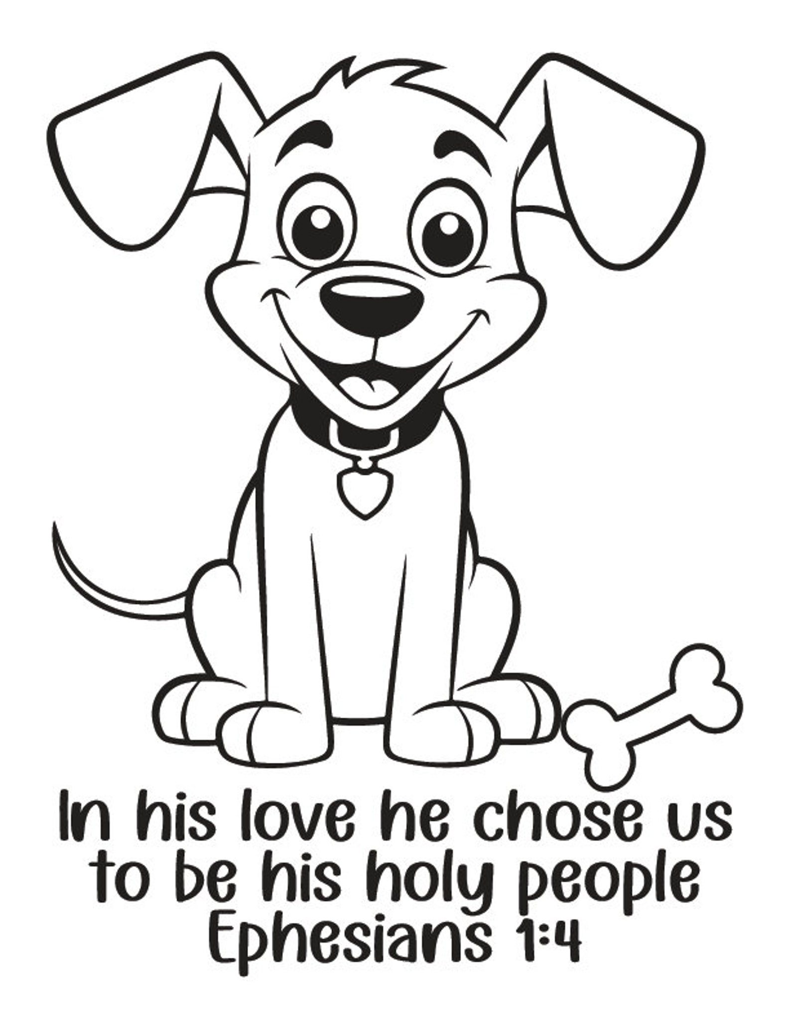 Bible Verse Coloring Pages for Kid Christian Farm Animal Coloring Book ...