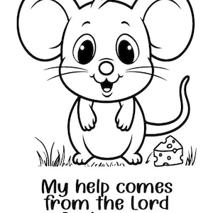Bible Verse Coloring Pages for Kid Christian Farm Animal Vol 2 Coloring ...