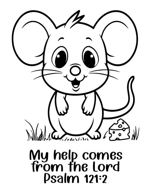 Animal Coloring Pages Bible Verse Kid Christian Farm Animal Vol 2 ...