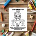 God Says I Am Bible Coloring Pages for Kids Christian Coloring Book ...