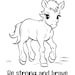 Bible Verse Coloring Pages for Kid Christian Farm Animal Coloring Book ...