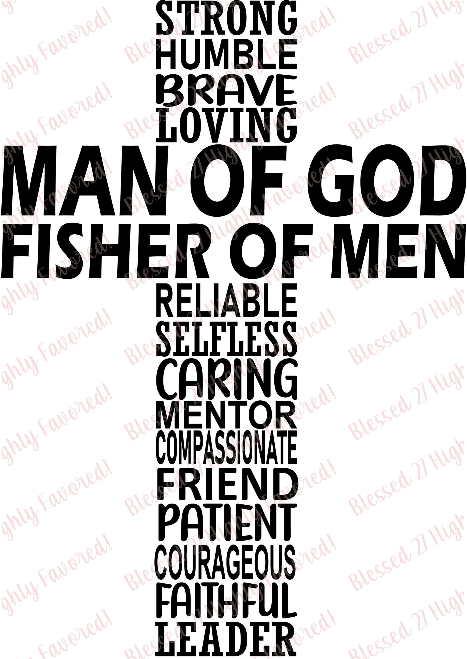 Men Christian Shirt Man of God Svg Fisher of Men Png Guys - Etsy
