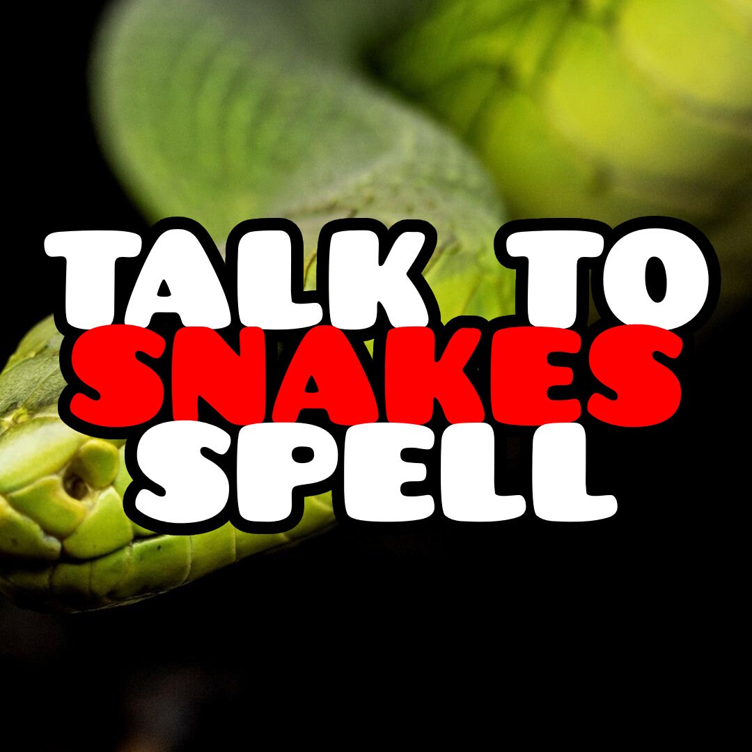 Speak With Snakes, Magic Sigil Spell, Magic Sigil DIY Magic ...