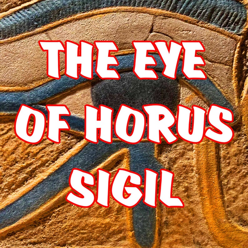 The Eye of Horus Sigil Protection Clarity Intuition - Etsy