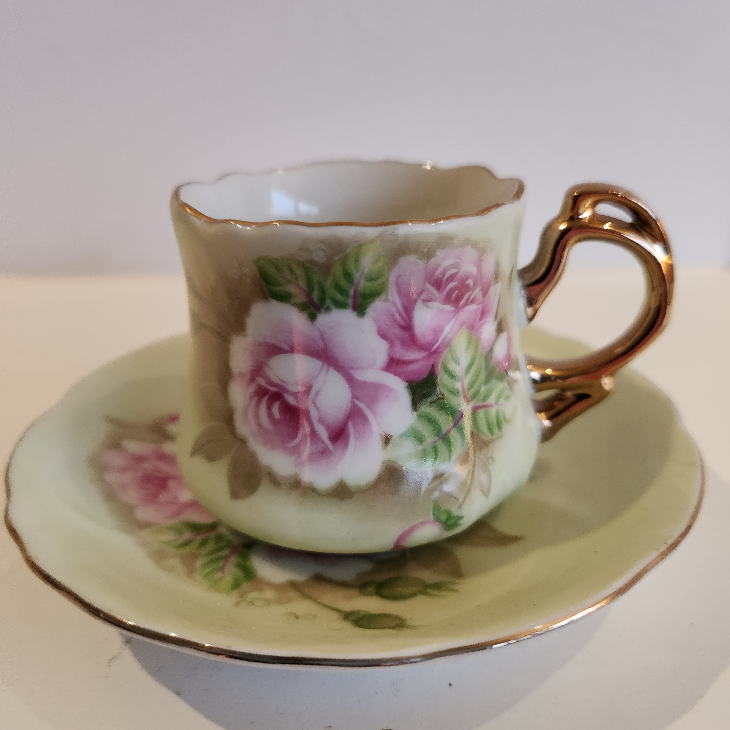 Lefton China Cup and Saucer Set - Etsy