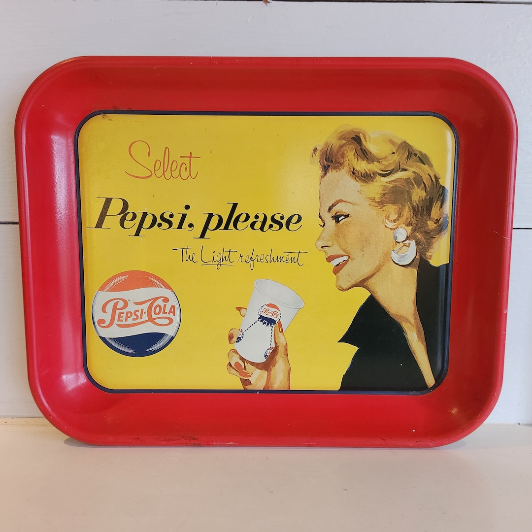 Pepsi Cola Metal Tray - Etsy