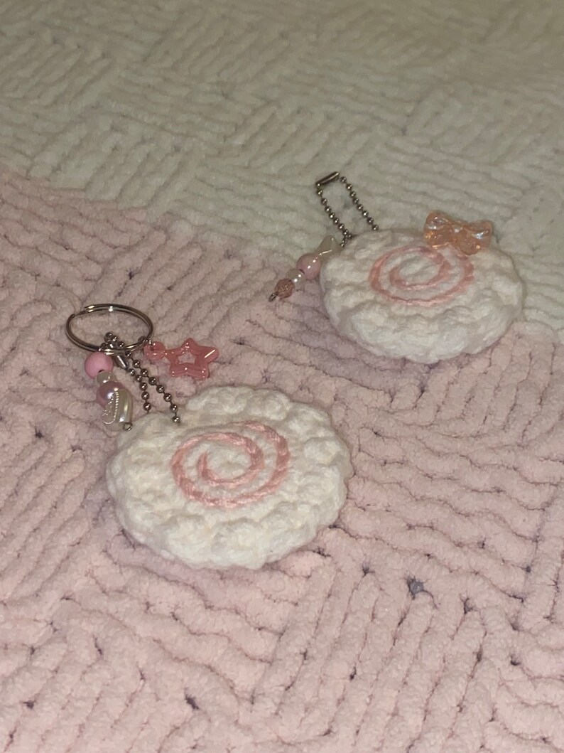 Narutomaki (fish Cake) Keychains! - Etsy