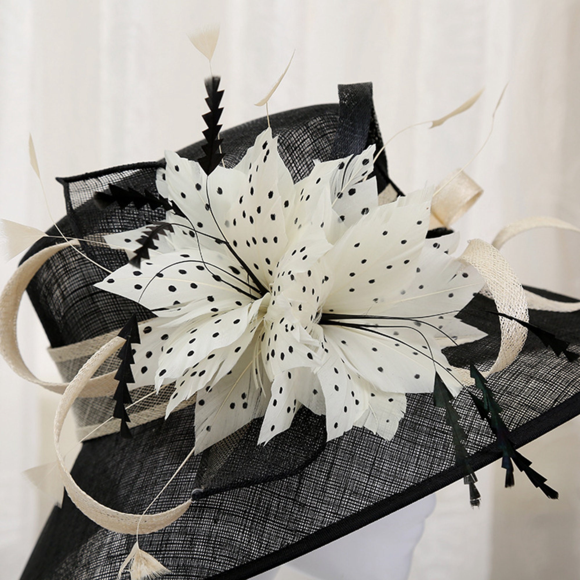 Elegant Sinary Bucket Hat, Church Hat, High Tea Party Hat, Formal Hat ...
