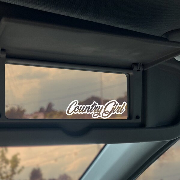 Vanity Mirror Decal - Etsy