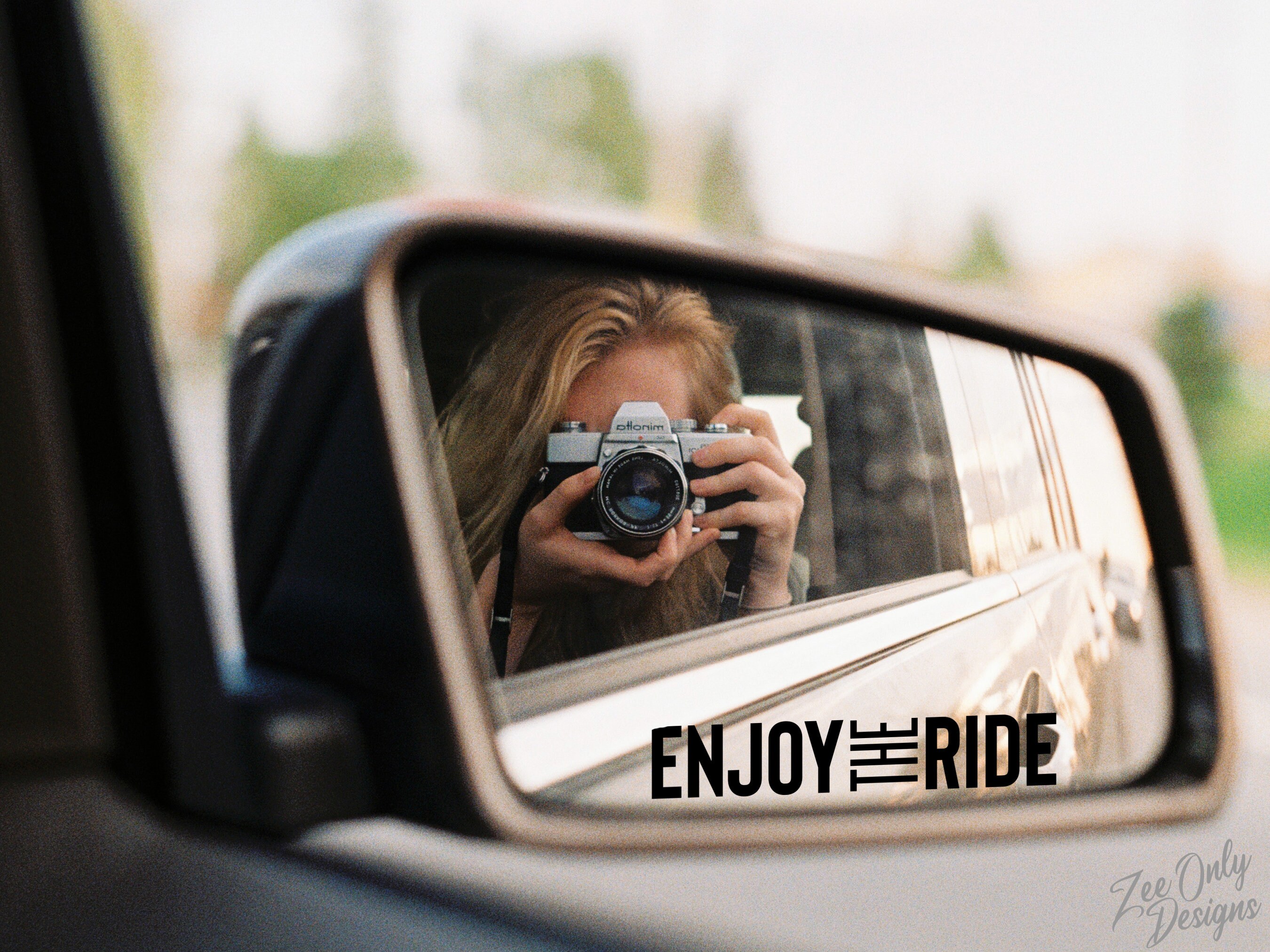 2 enjoy the Ride Bike Decal Sticker Bicycle / Motorcycle / Car / Window ...