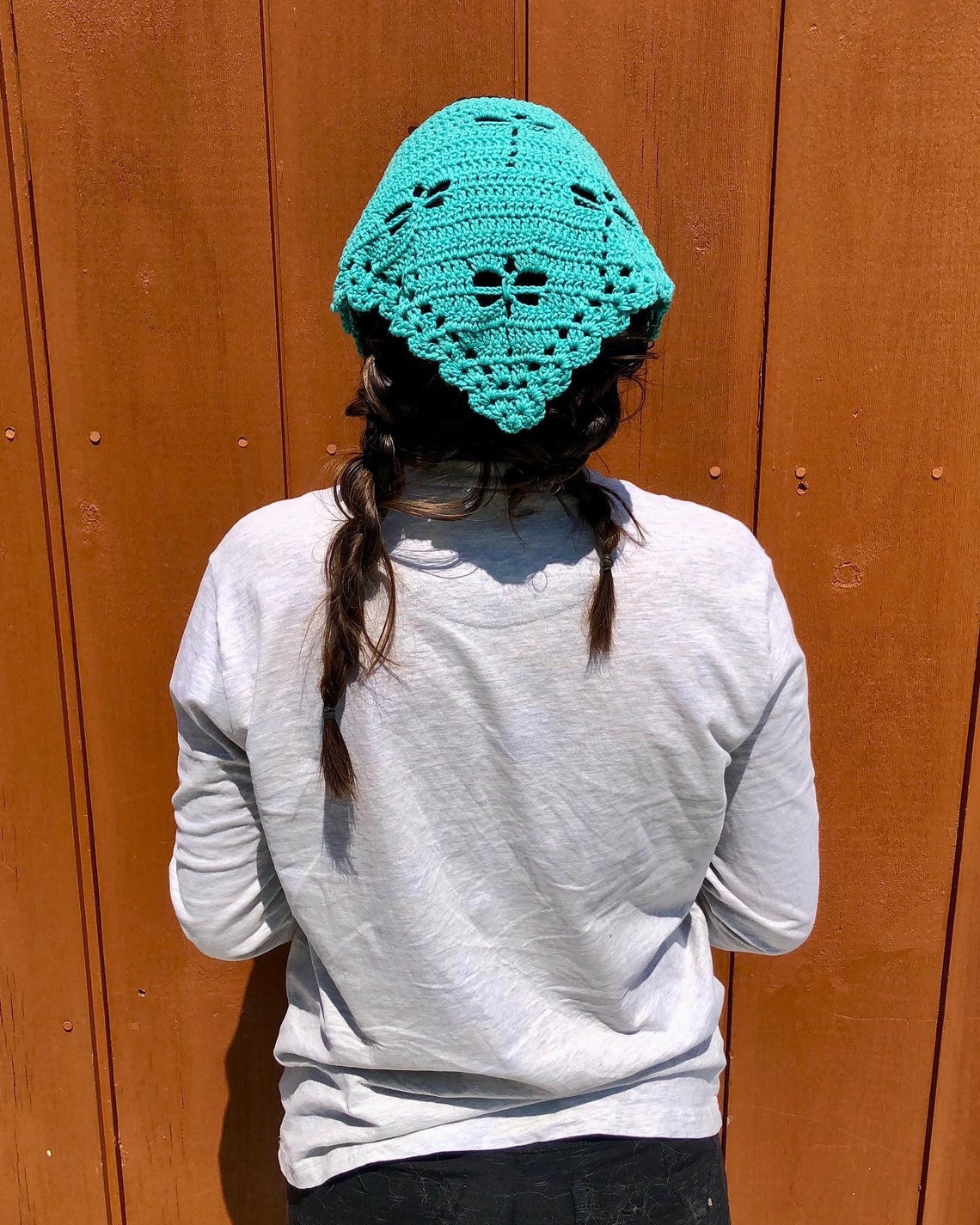 Crochet Bandana, Dragonfly Bandana, Crochet Accessories, Acadia Flower ...