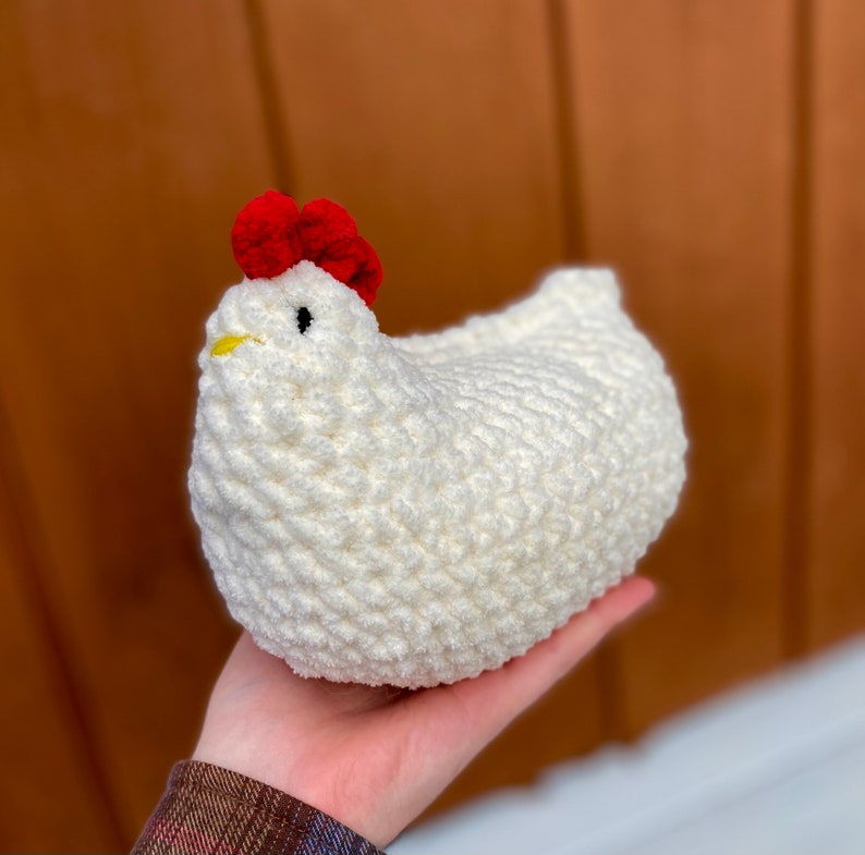 Crochet Chicken, Chicken Plushie, Crochet Hen - Etsy