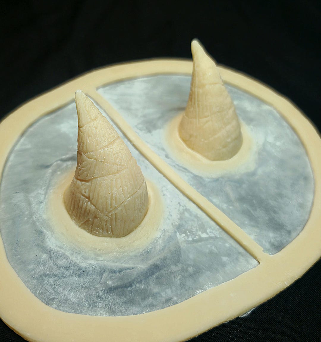 Silicone Horn Prosthetics / Demon Horns for Halloween, Cosplay, Film ...