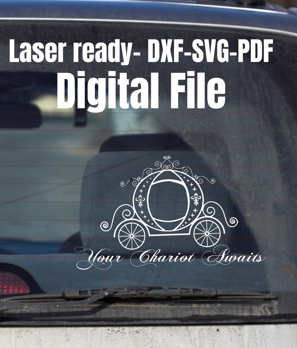 Your Chariot Awaits SVG Files for Cricut, Omtech, 2023 Glowforge SVG ...