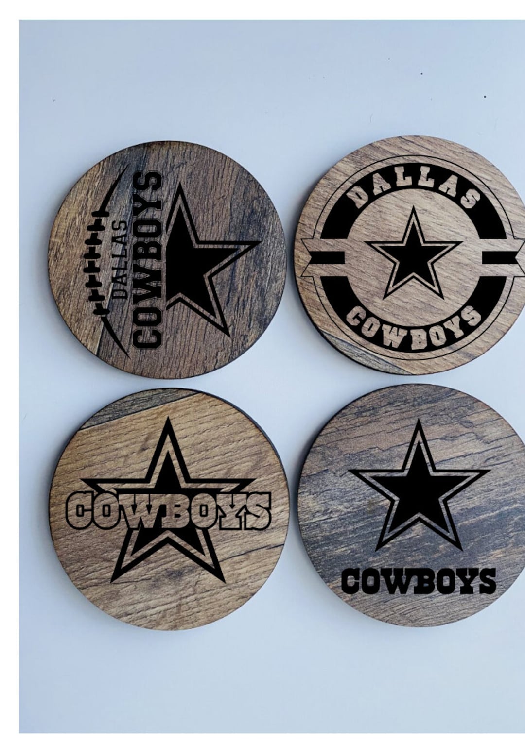 Cowboys Coaster Set - Etsy