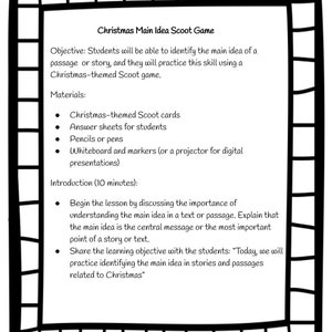 Christmas Reading Game Teacher Homeschool Tutor, Reading Games ...