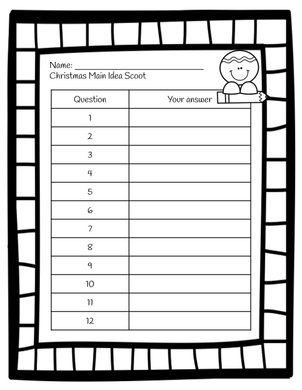 Christmas Reading Game Teacher Homeschool Tutor, Reading Games ...