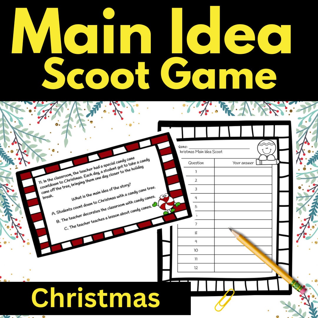 Christmas Reading Game Teacher Homeschool Tutor, Reading Games ...