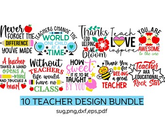 Teacher Life Bundle, Teacher Quote Svg, Teacher Svg, School Svg ...