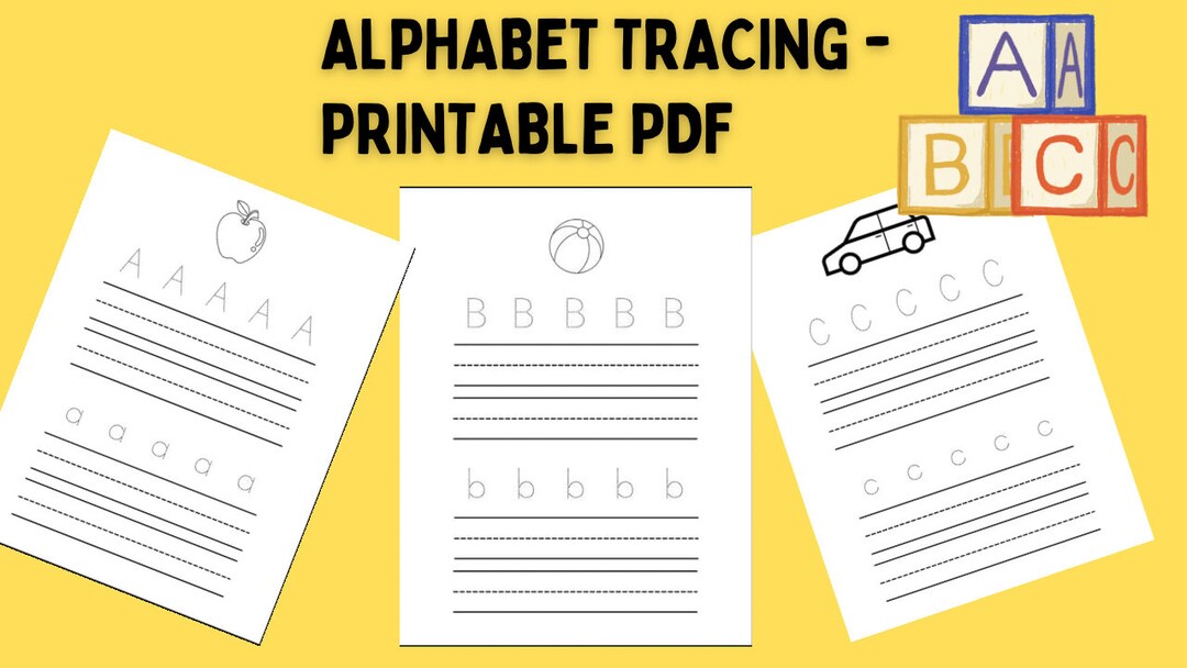 Alphabet Worksheets - Printable - Tracing - Coloring - Homeschool ...