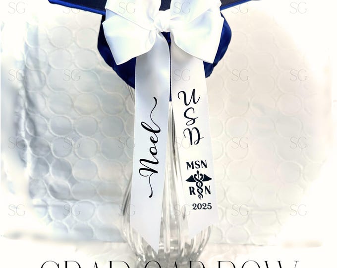 Custom Graduation Cap Topper Personalized Grad Cap - Senior Class of ...