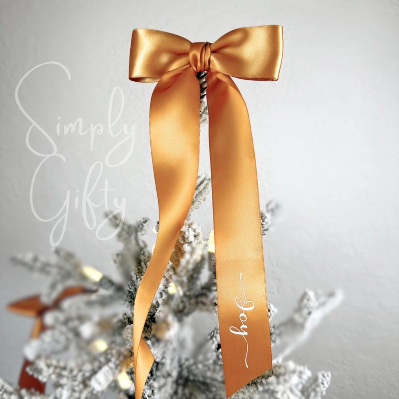 Tree Topper Bow - Etsy