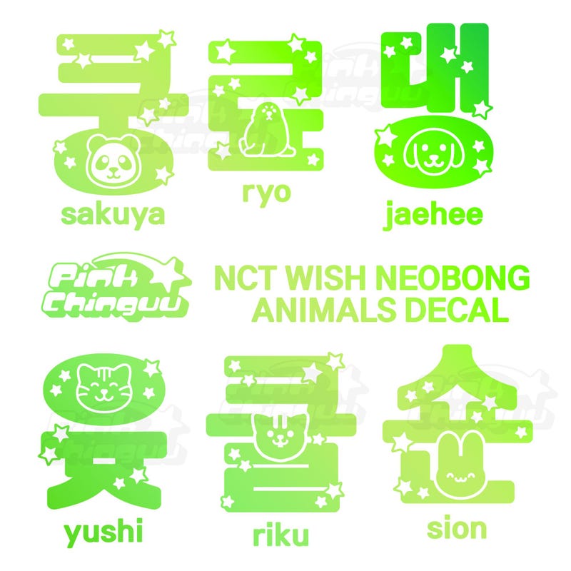 K Pop Nct Stickers - Etsy
