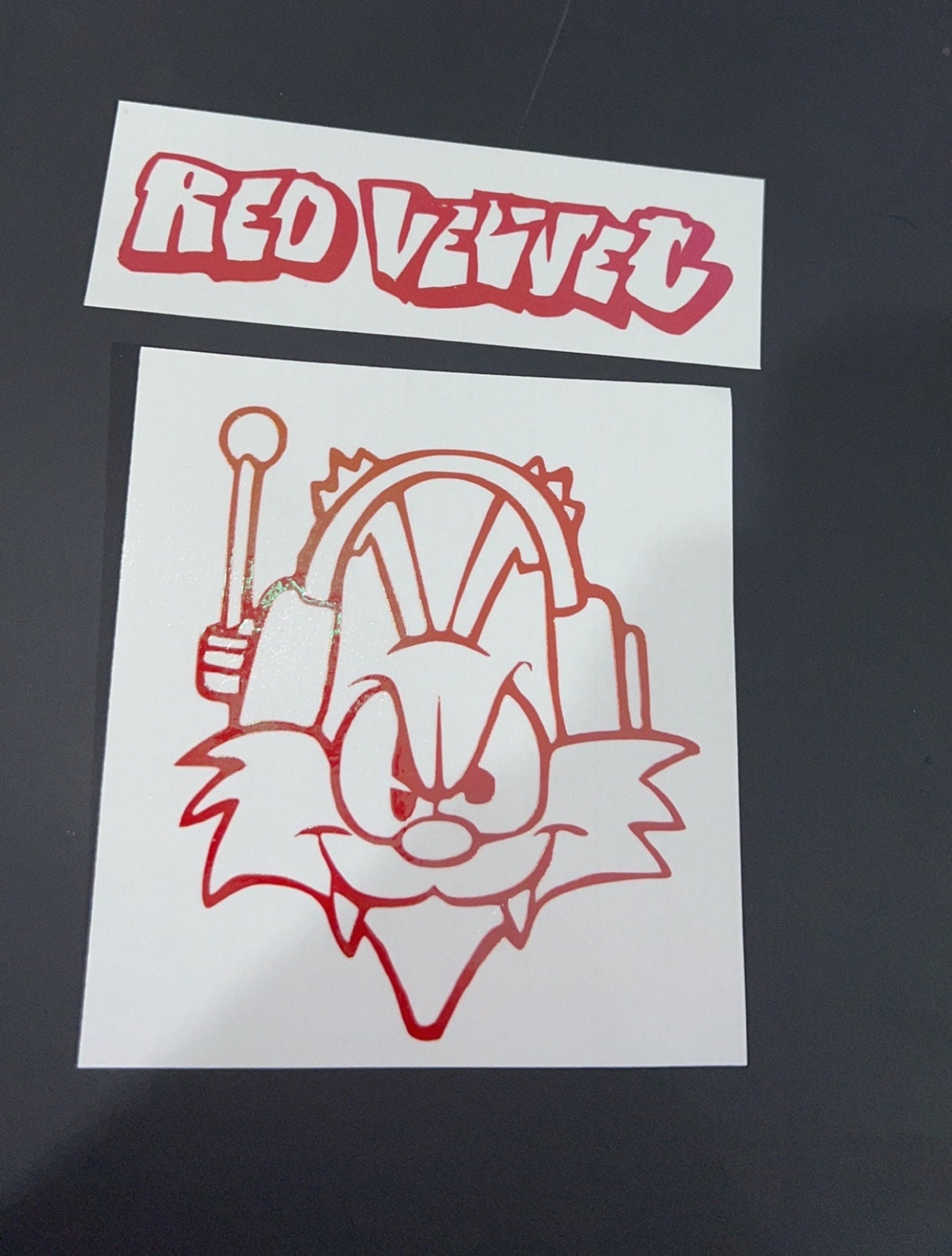 RED VELVET Birthday Queendom Holographic K-pop Vinyl Decal Logo - Etsy